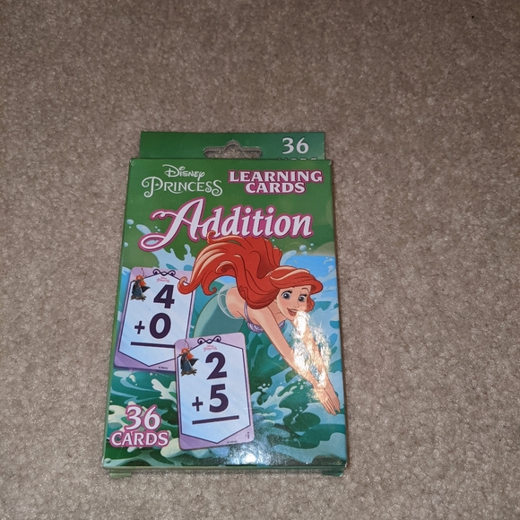Disney | Other | Disney Princess Learning Cards Addition | Poshmark